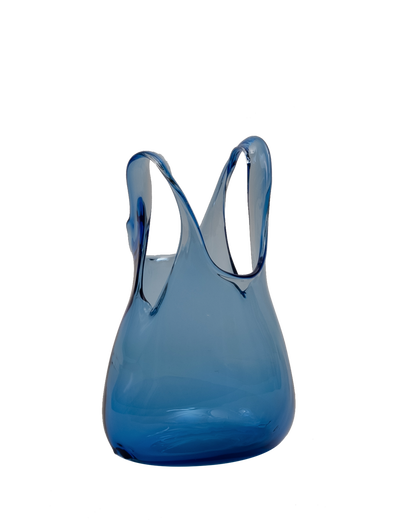 Sas- Glass Bag in Cobalt Blue – Maison SIA