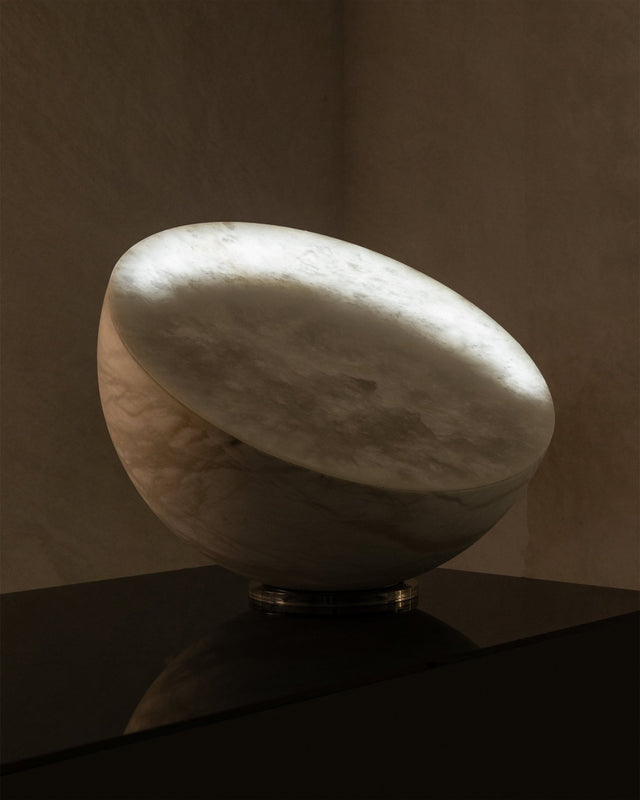 Moon by Adu Alabaster Moon Lifesize | Elegant and Serene Lighting ...