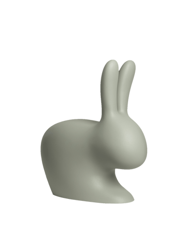 Transform Your Child's Room with the Qeeboo Baby Rabbit Chair in Grey ...