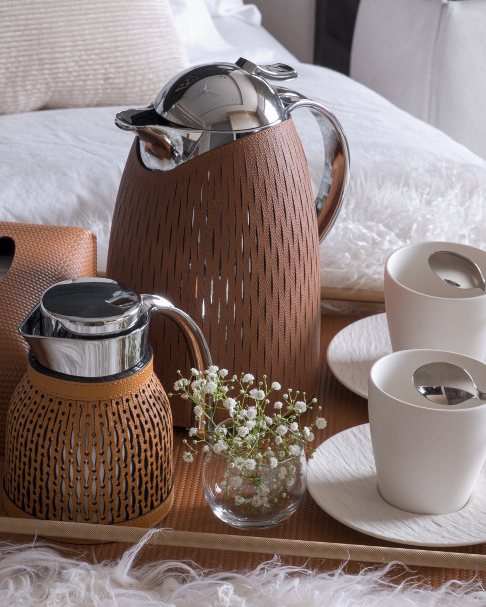 Experience Elegance with PINETTI's Emily Thermal Carafe in Camel - Shop ...