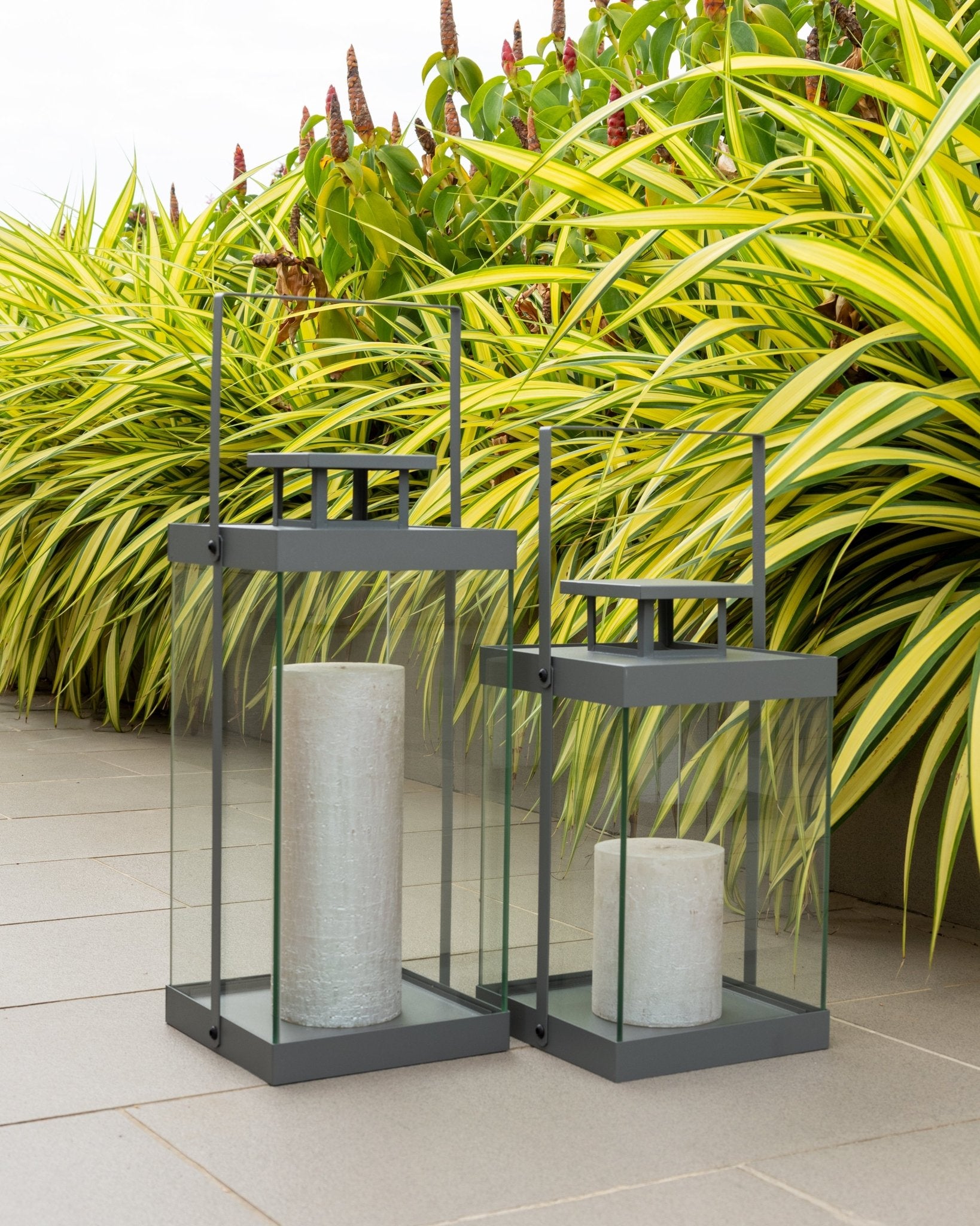 Blomus Finca Lantern in Steel Grey | Elegant Home Lighting – Maison SIA