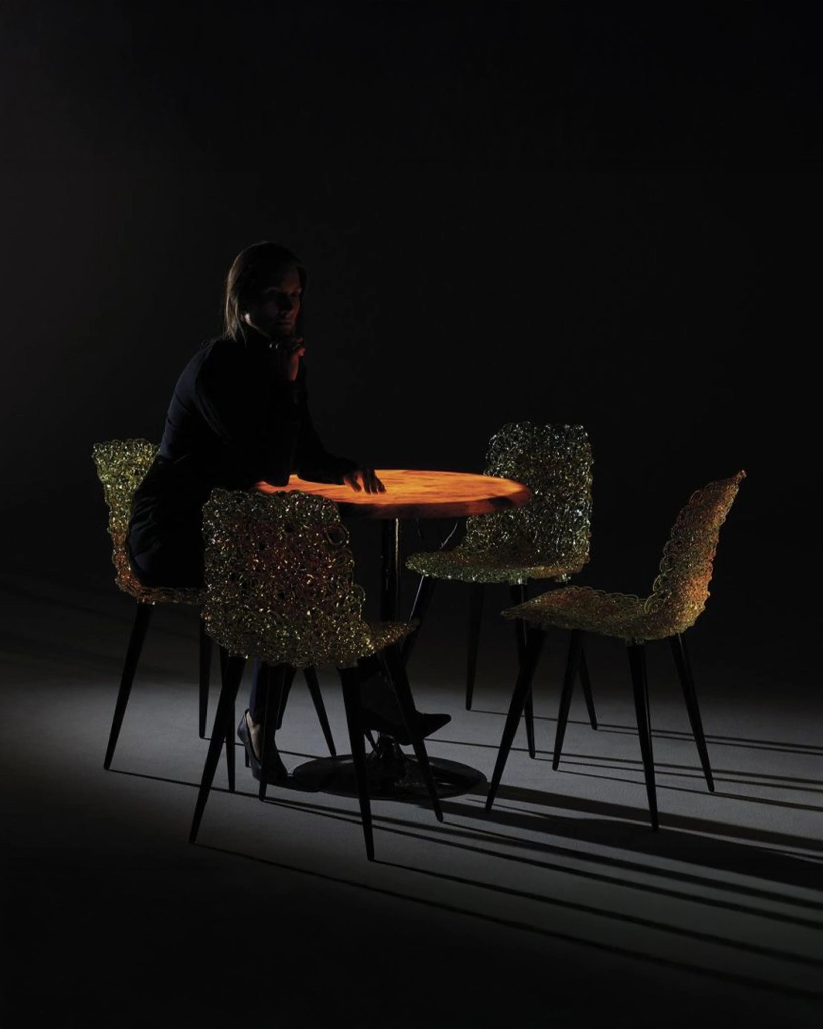 Moon Table – Illuminated Alabaster Design by Edra – Maison SIA