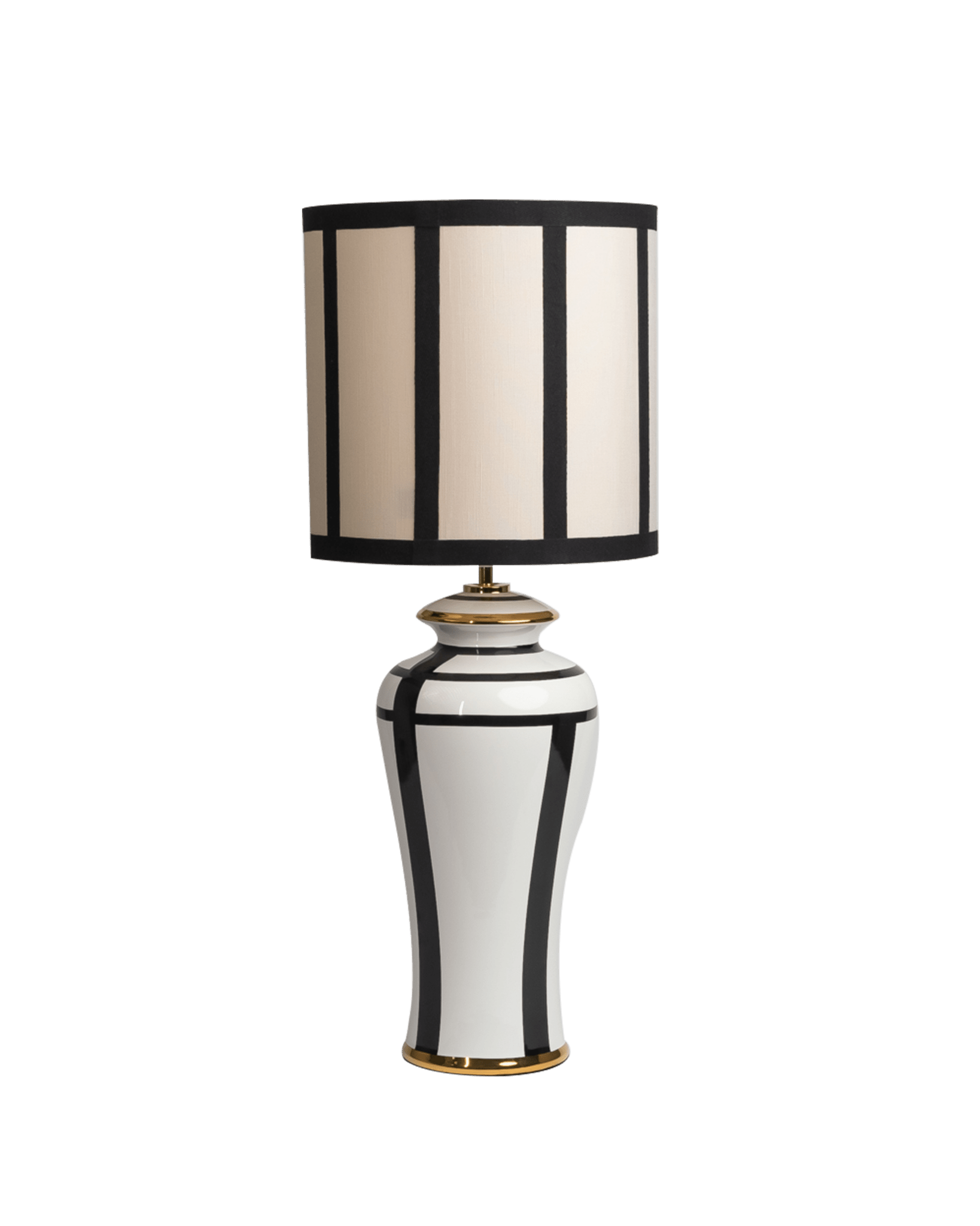 Oi Soi Oi Lamp Shade in Sand/Black | Sophisticated Lighting for Modern ...
