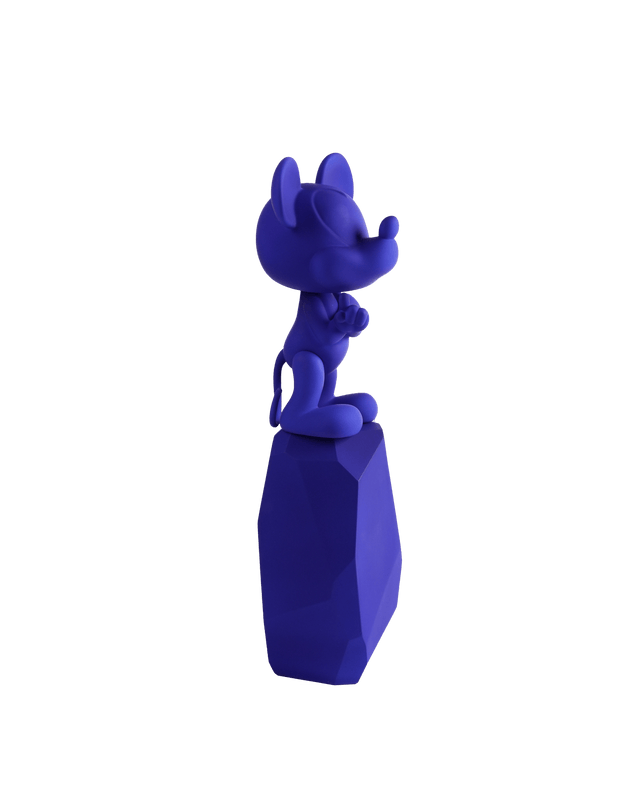 Limited Edition Leblon- Mickey Rock by Arik Levy in Cobalt Blue: 43cm ...