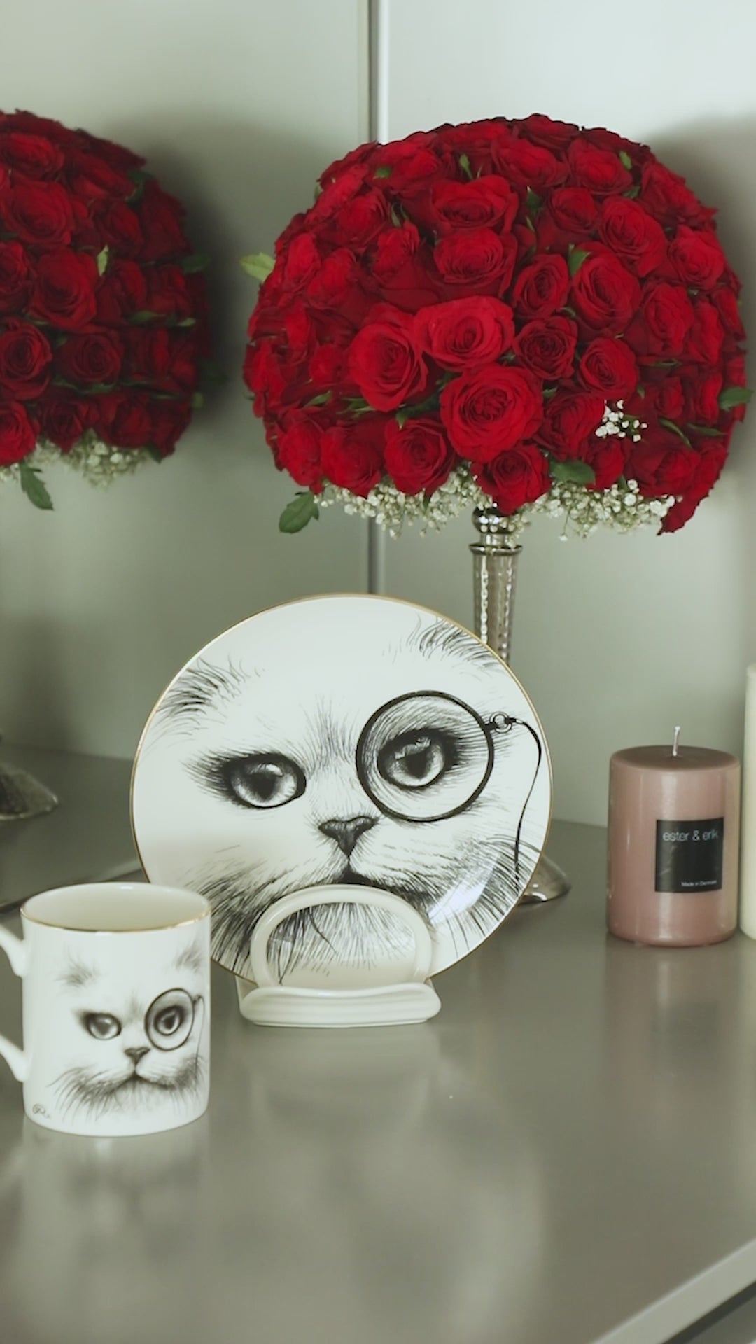 Rory - Cat Monocle Plate – Maison SIA