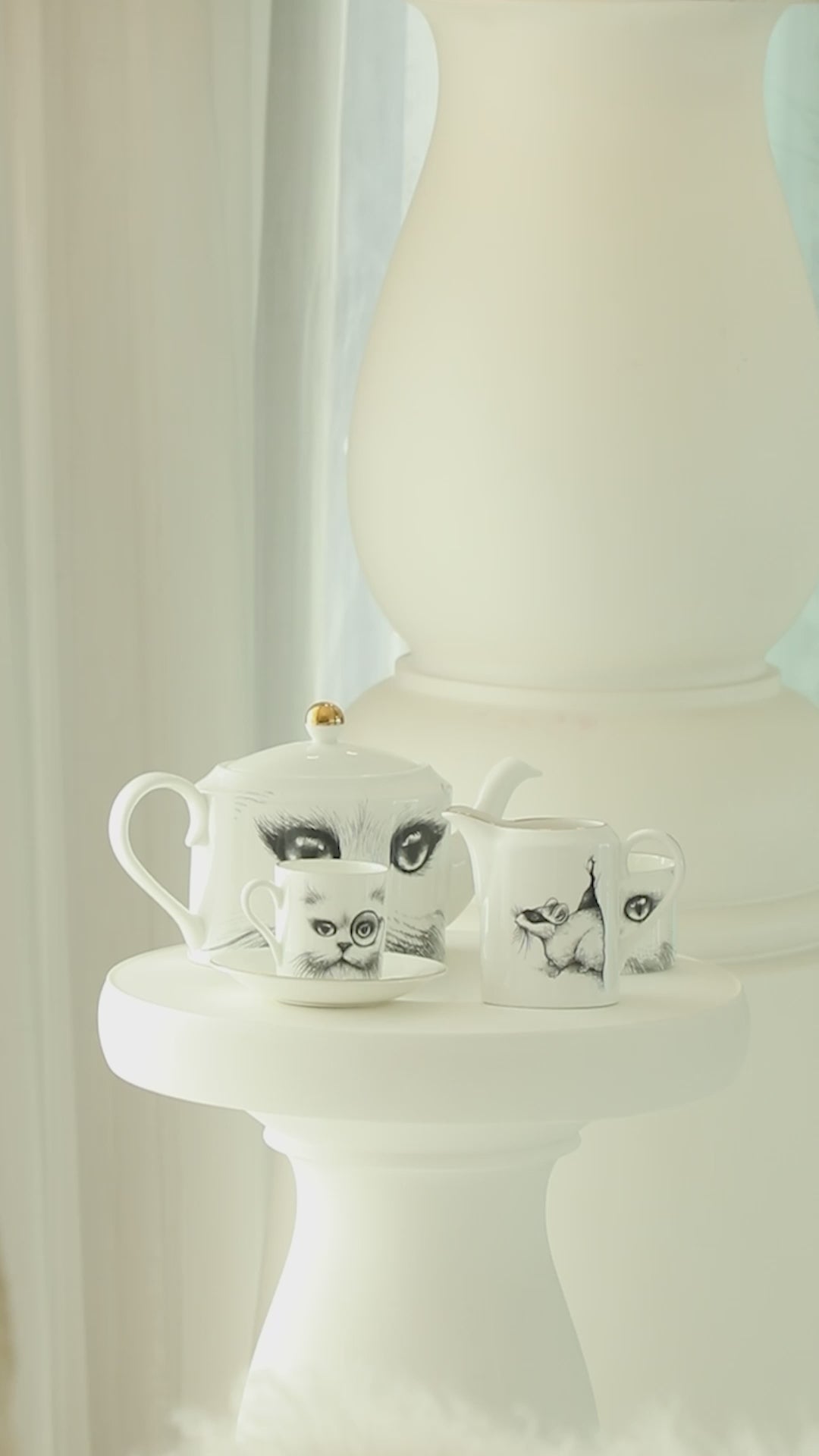 Rory - Cat Monocle Sugar Bowl – Maison SIA