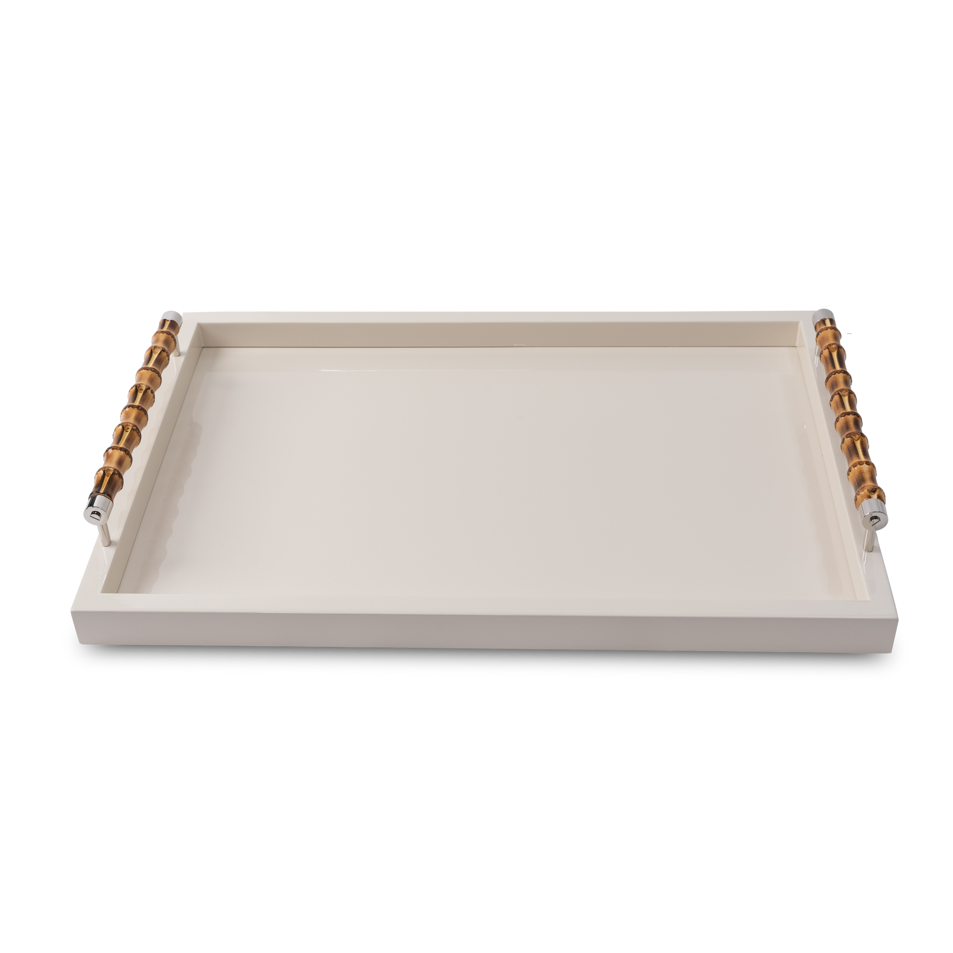 Large Ivory Lacquered tray – Maison SIA