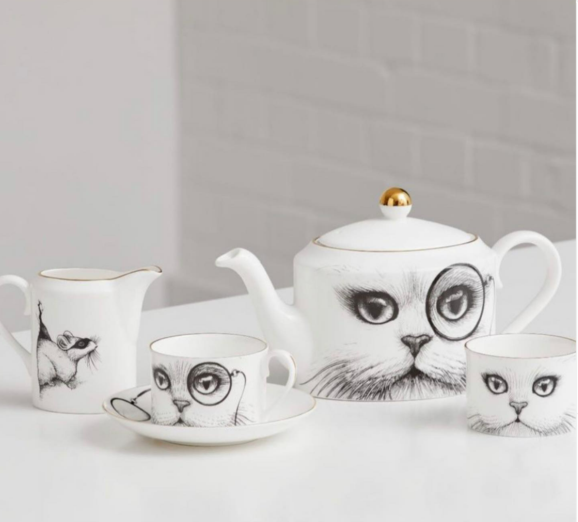Rory - Cat Monocle Sugar Bowl – Maison SIA